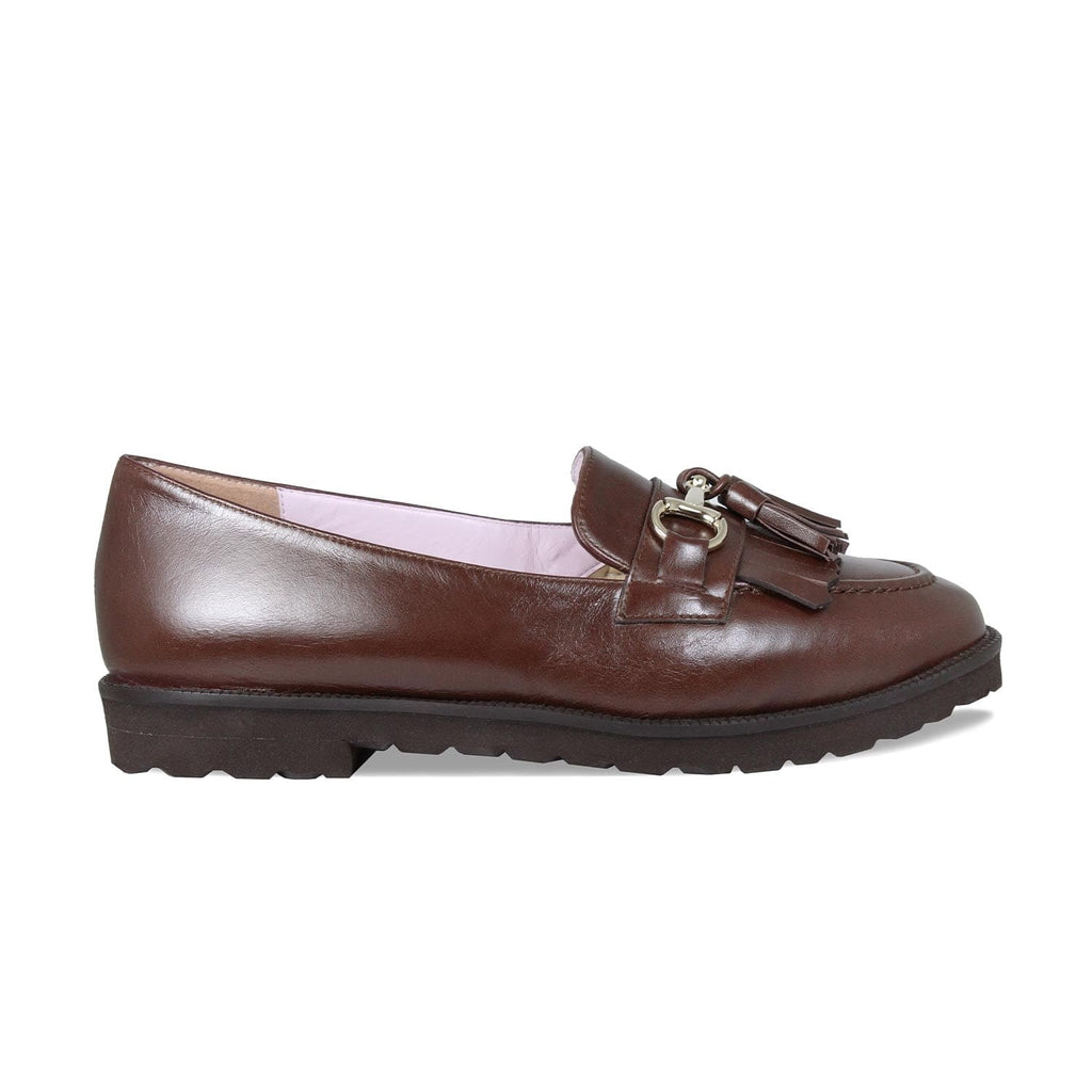 Tanner: Chestnut Leather - Traditional Loafers For Women | Sole Bliss ...
