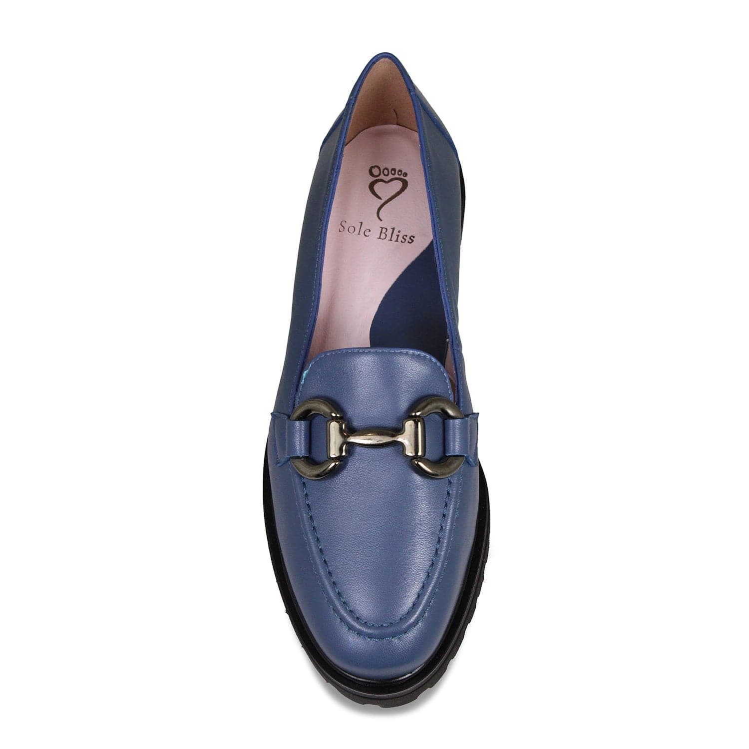 Treasure: Denim Leather - Supportive Loafers For Women | Sole Bliss ...